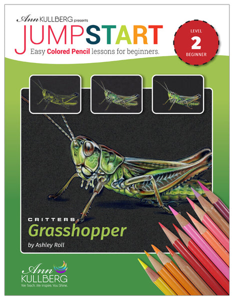 Jumpstart Level 2: Critters: Grasshopper | annkullberg.com