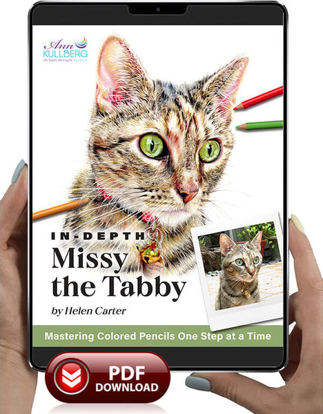 Missy the Tabby In-Depth Colored Pencil Project Kit | annkullberg.com