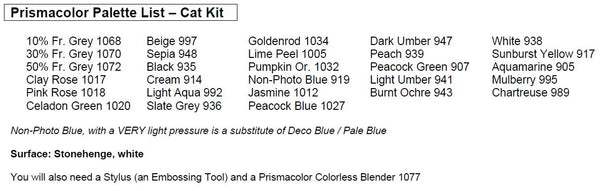 Cat Colored Pencil Project Kit | annkullberg.com