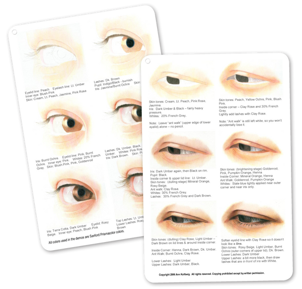 smART Card Eye Set - Portrait Guide | annkullberg.com