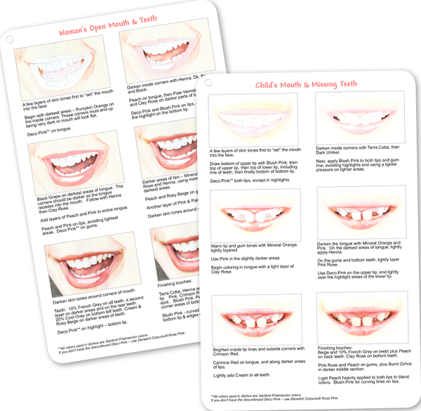 smART Card Mouth Set - Portrait Guide | annkullberg.com